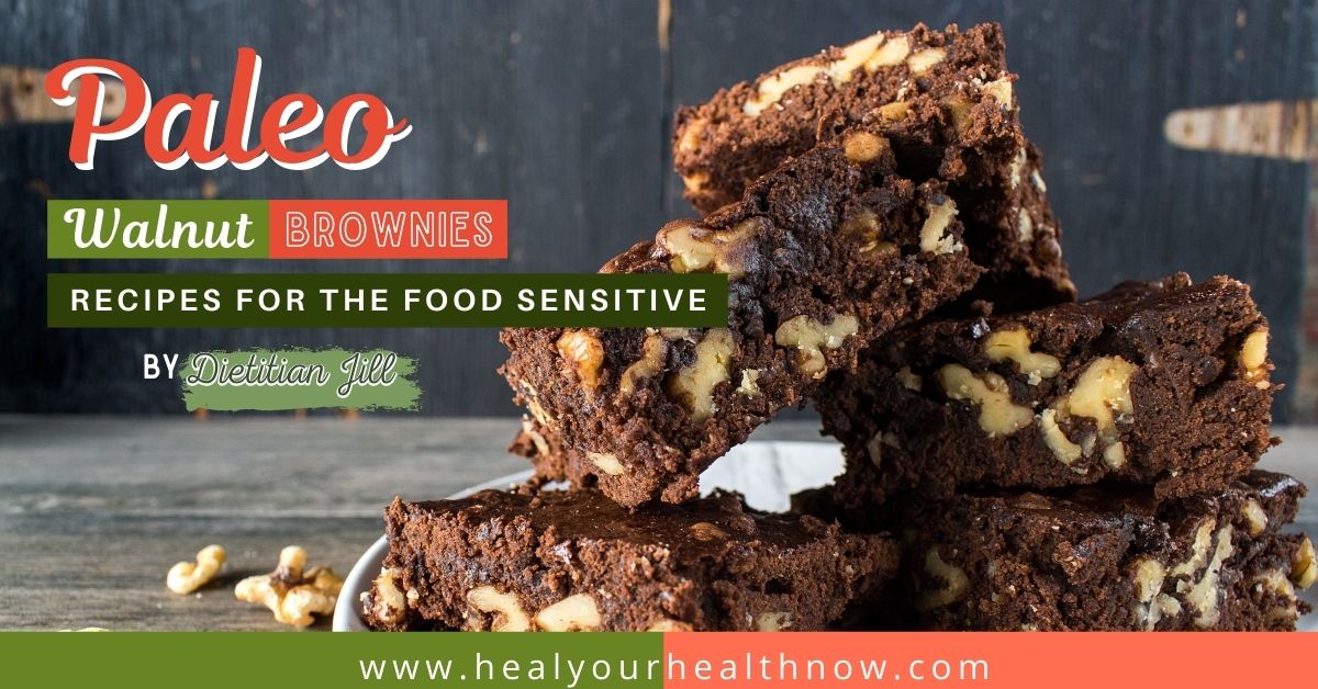 Paleo Walnut Brownies - Heal Your Health Now